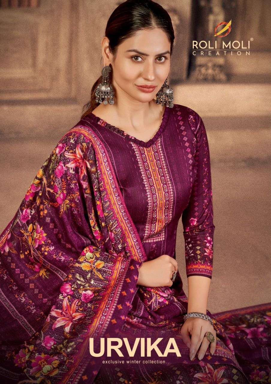 Roli Moli Silky vol 3 Exclusive low range pashmina suit designs