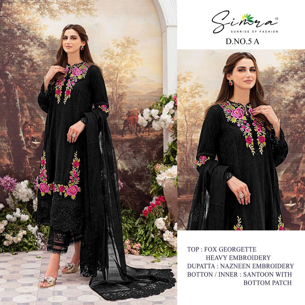 Megha Exports Simra 6 Colors Exclusive Pakistani Suit Designs