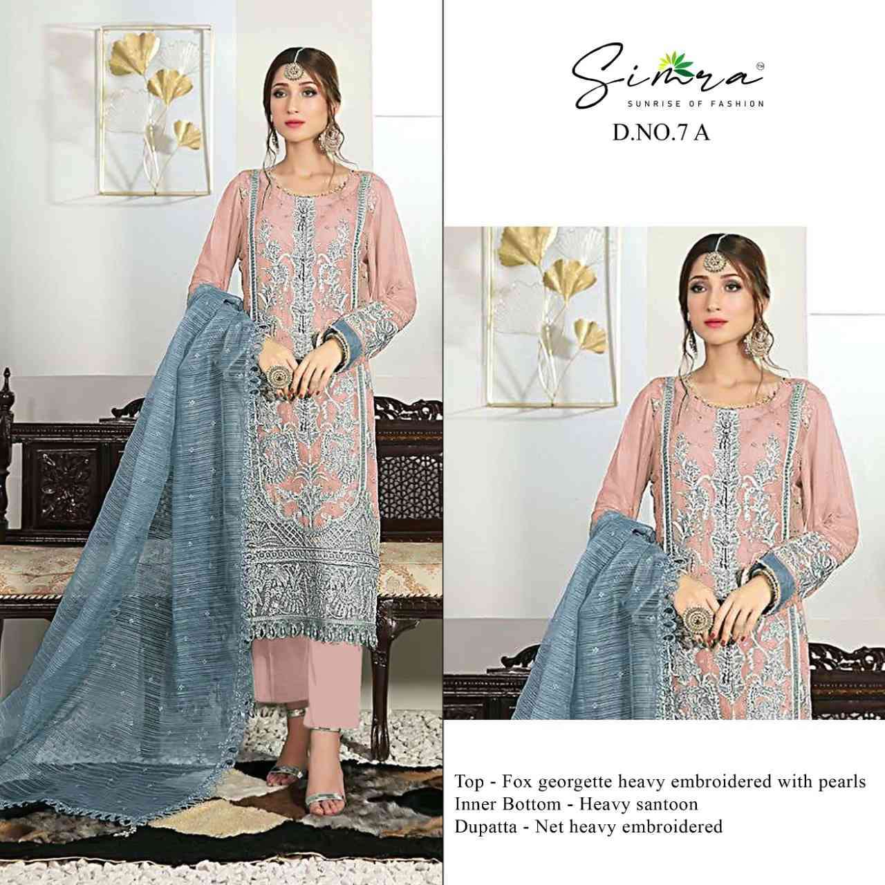 Megha Exports Simra 6 Colors Exclusive Pakistani Suit Designs