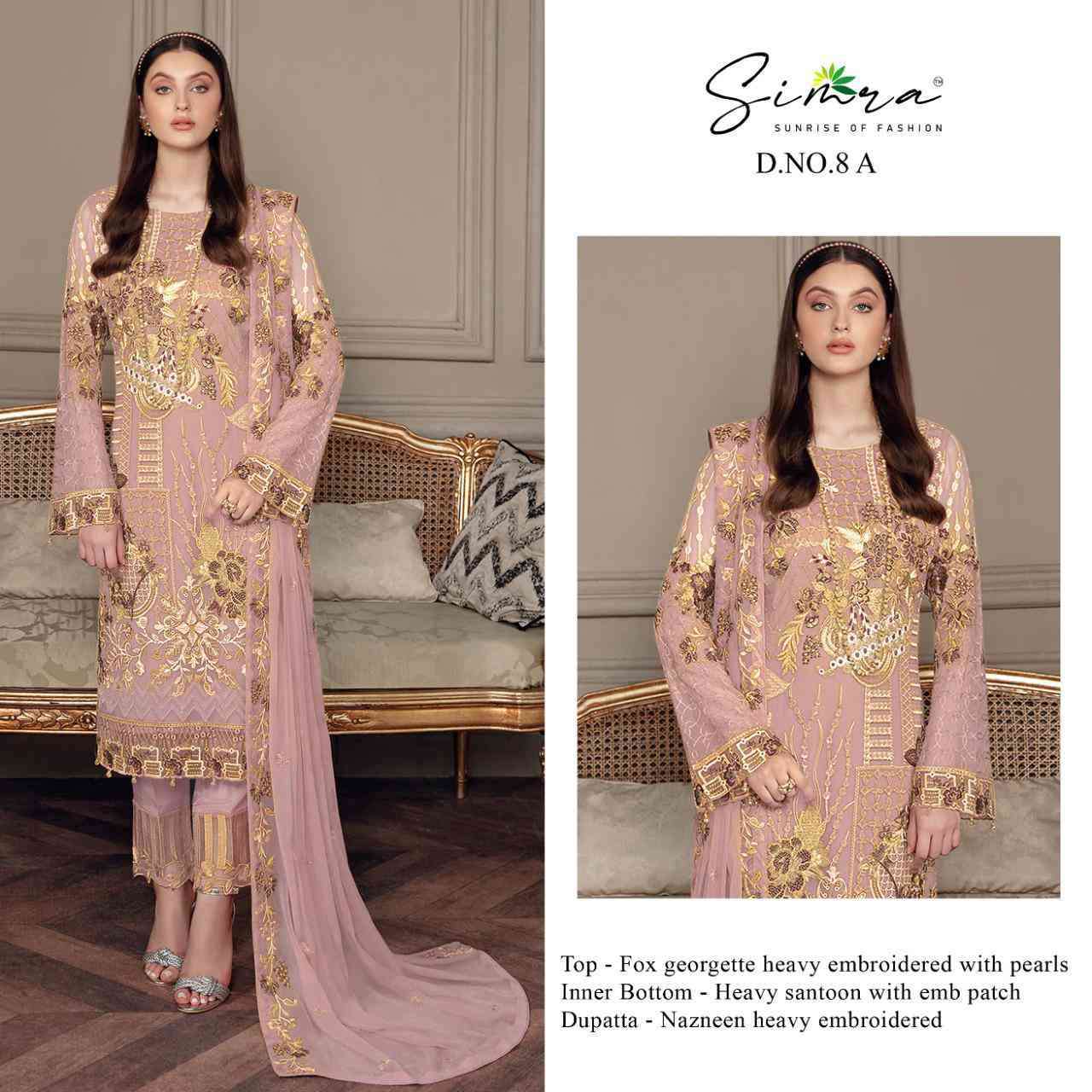 Megha Exports Simra 6 Colors Exclusive Pakistani Suit Designs
