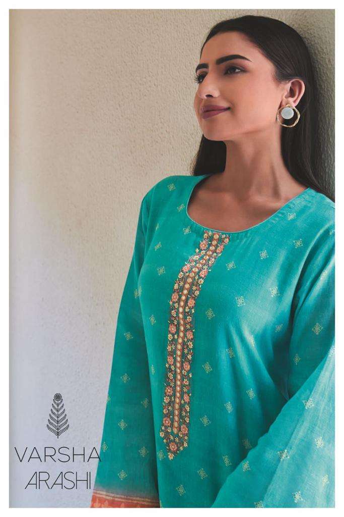 Varsha Kehr Latest Pashmina Suit collection buy online