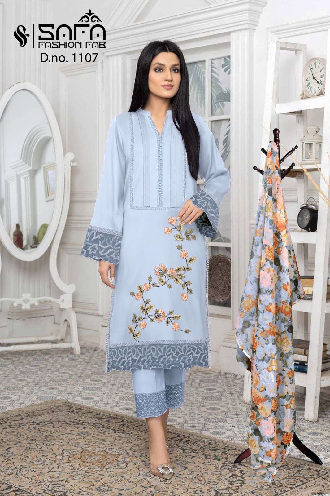Safa Fashion Fab 1108 Fancy Pakistani Readymade Suit New Designs