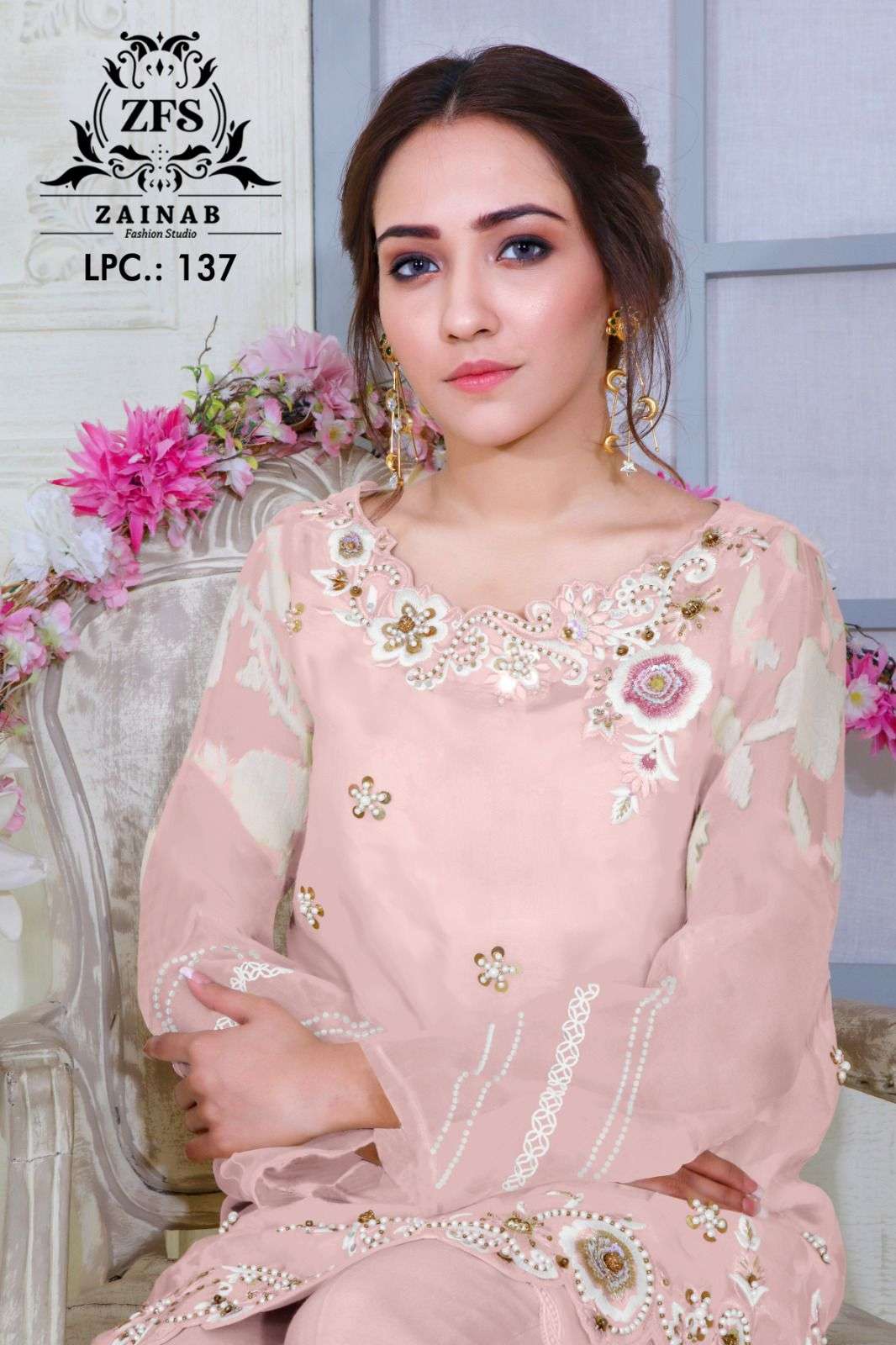 Laiba Am Vol 205 Designer Pakistani 3 Piece Suit Readymade Collection