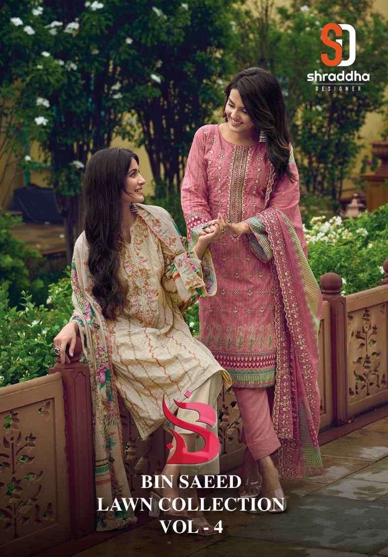 Shraddha Bin Saeed Vol 1 Fancy Pakistani Suit Catalog Wholesaler