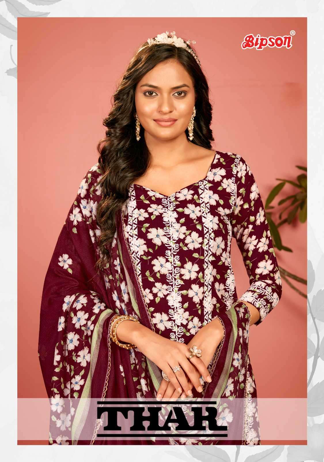 Bipson Thar 2236 Exclusive Ladies Cotton Linen Suit Designs