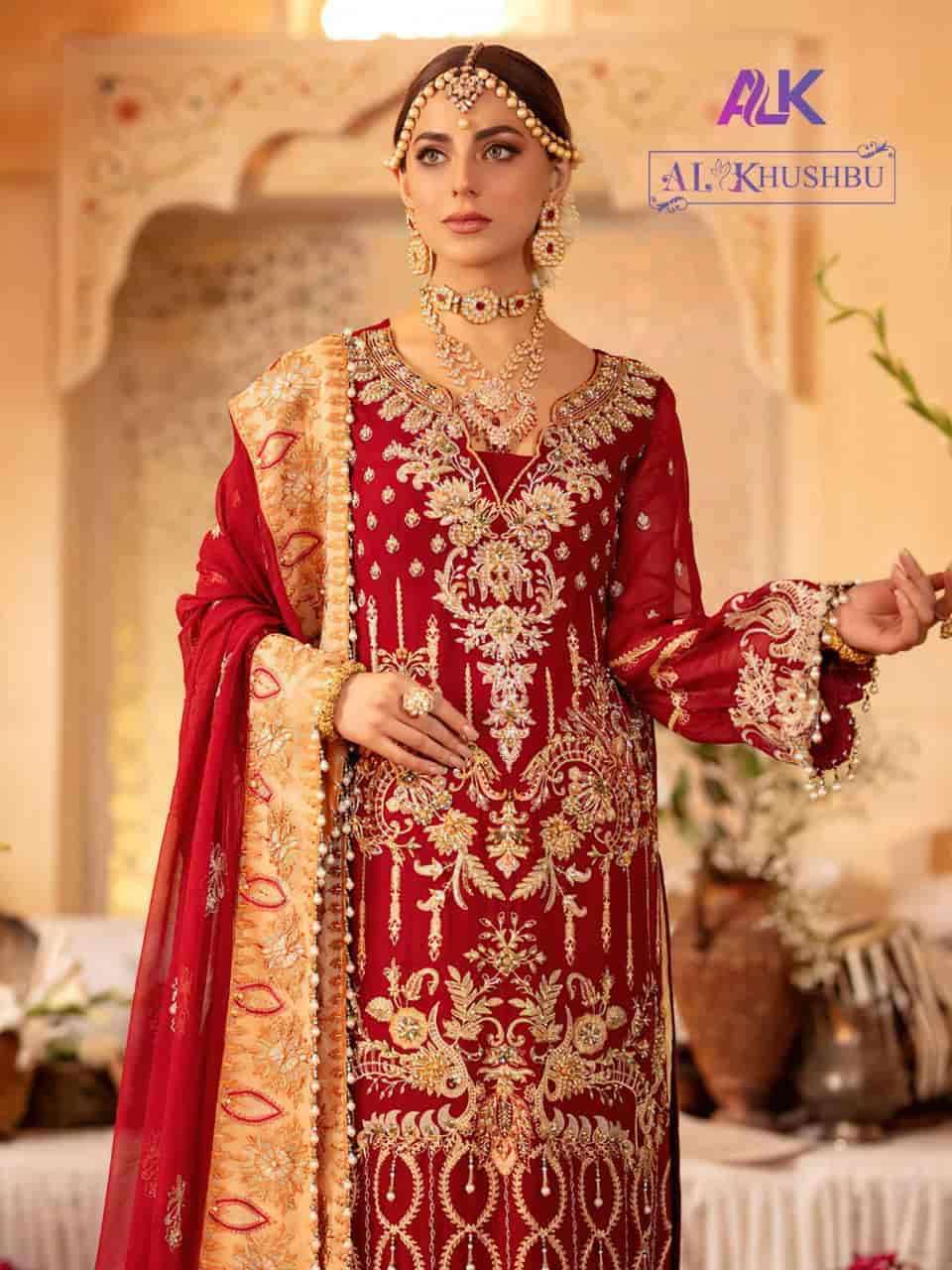 Al Khushbu 2025 C Party Wear Style Heavy Designer Pakistani Suit Collection