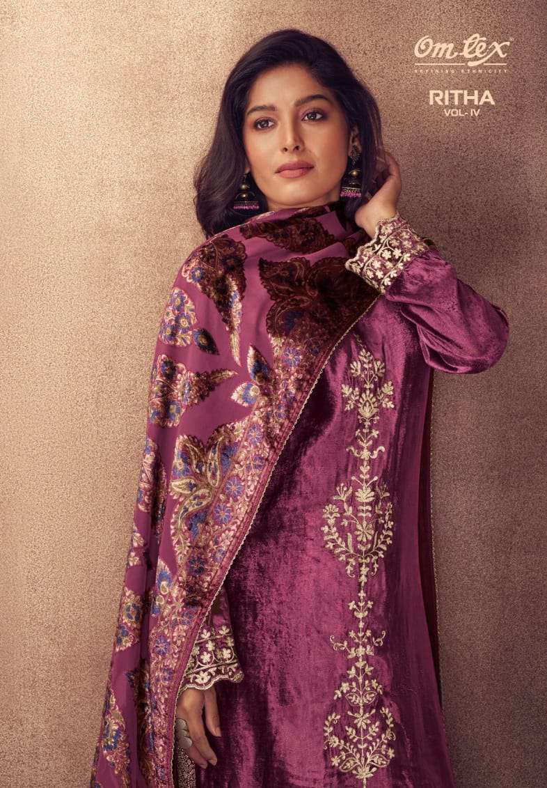 Omtex Chloe Digital Print Ladies Silk Suit Catalog Supplier in Surat