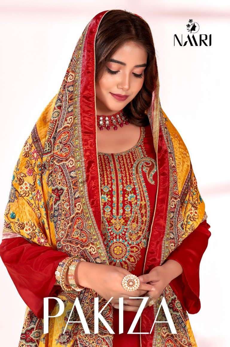 Naari Palak Fancy Crape Silk Festive Collection Dress Catalog Exporter