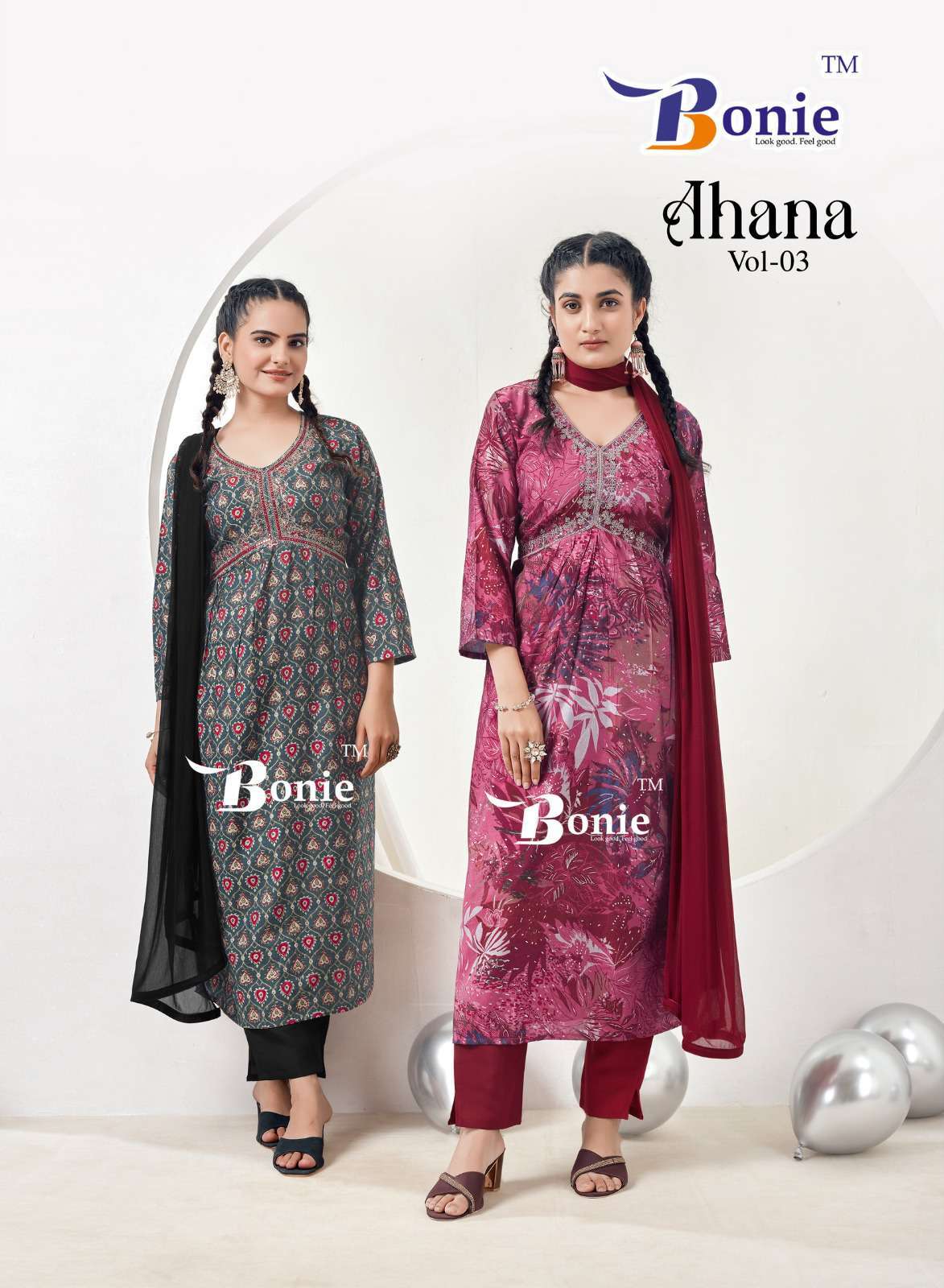 Bonie Pretty Woman Vol 1 Fancy Anarkali Style Readymade Suit New Pattern