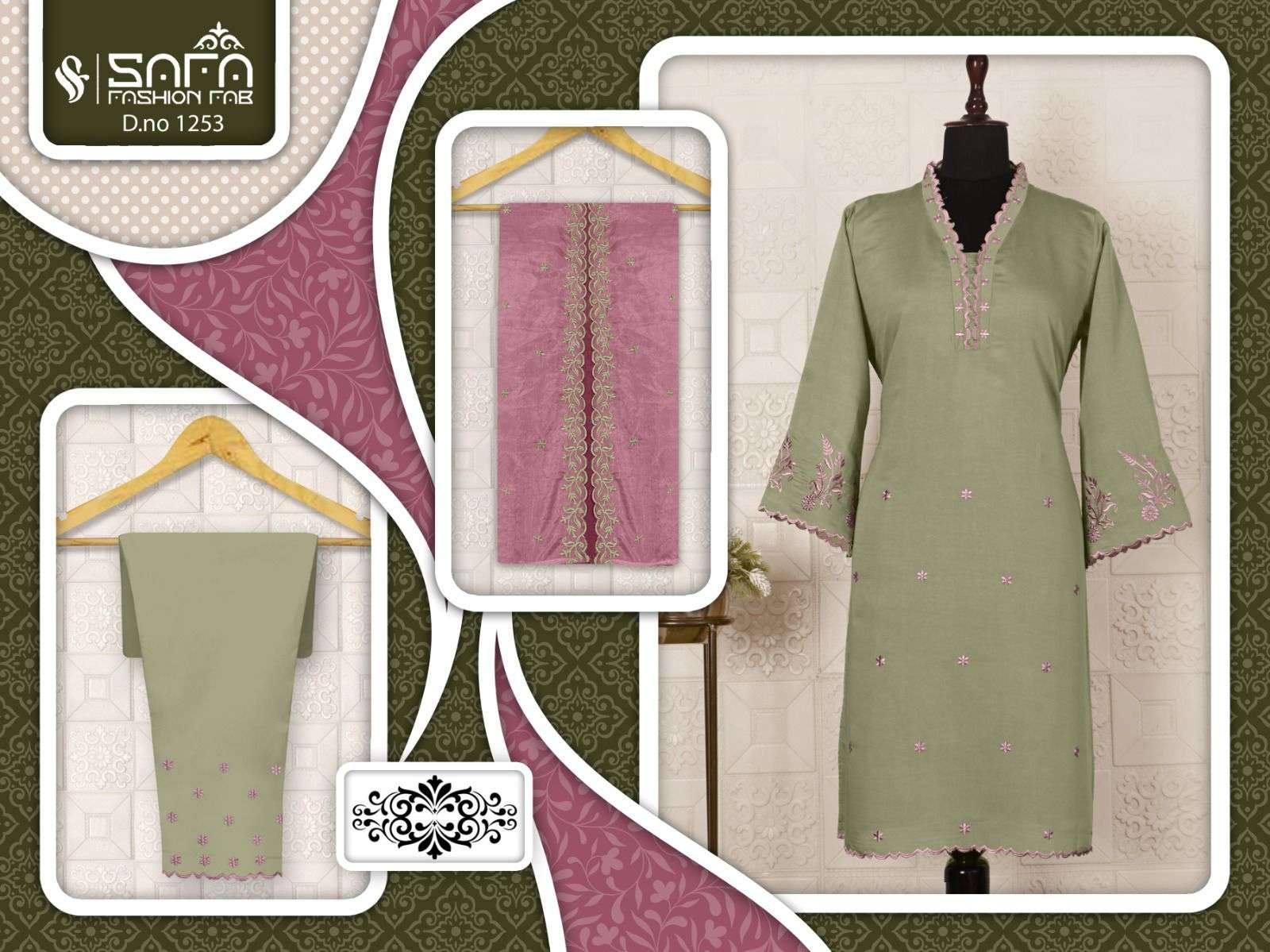 Safa Fashion Fab 1144 Readymade Formal Wear Collection