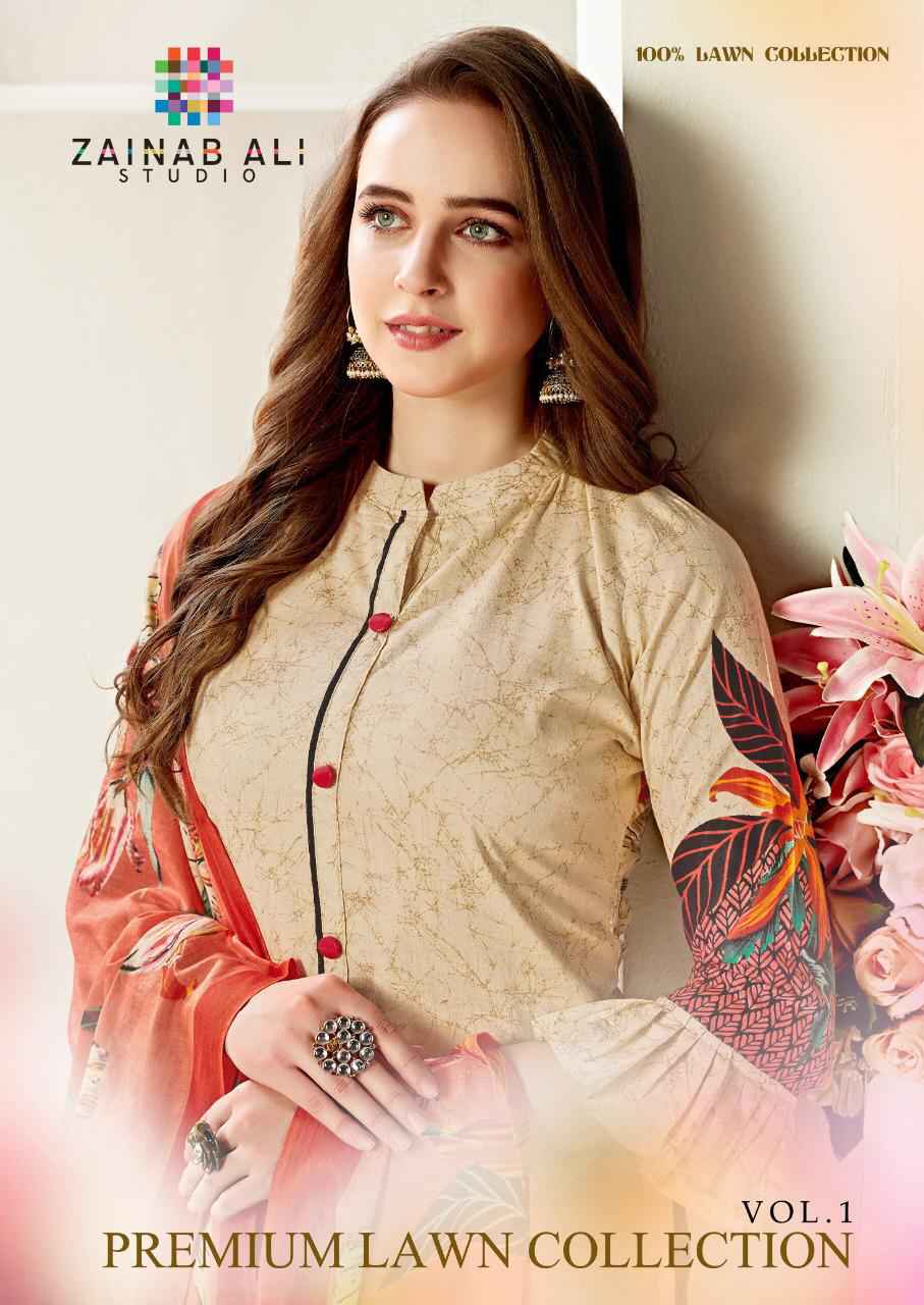 Zainab Ali Studio Premium Lawn Collection vol 1