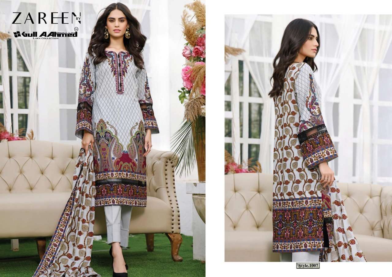 Gul Ahmed Zareen Exclusive Printed Lawn Collection 2022 Karachi Suit ...
