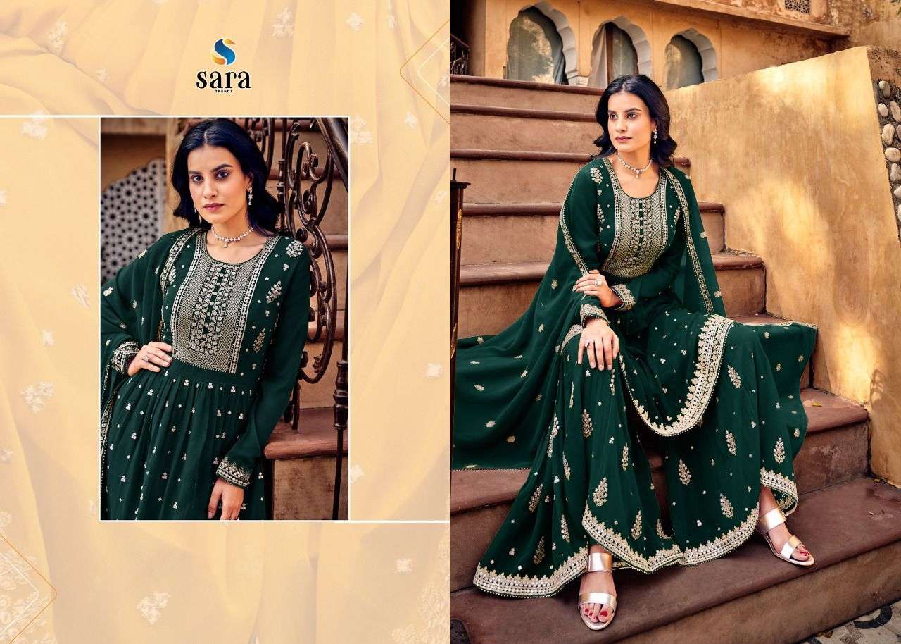 Sara Trends Sayara Fancy Peplum Style Designer Dress catalog Wholesaler