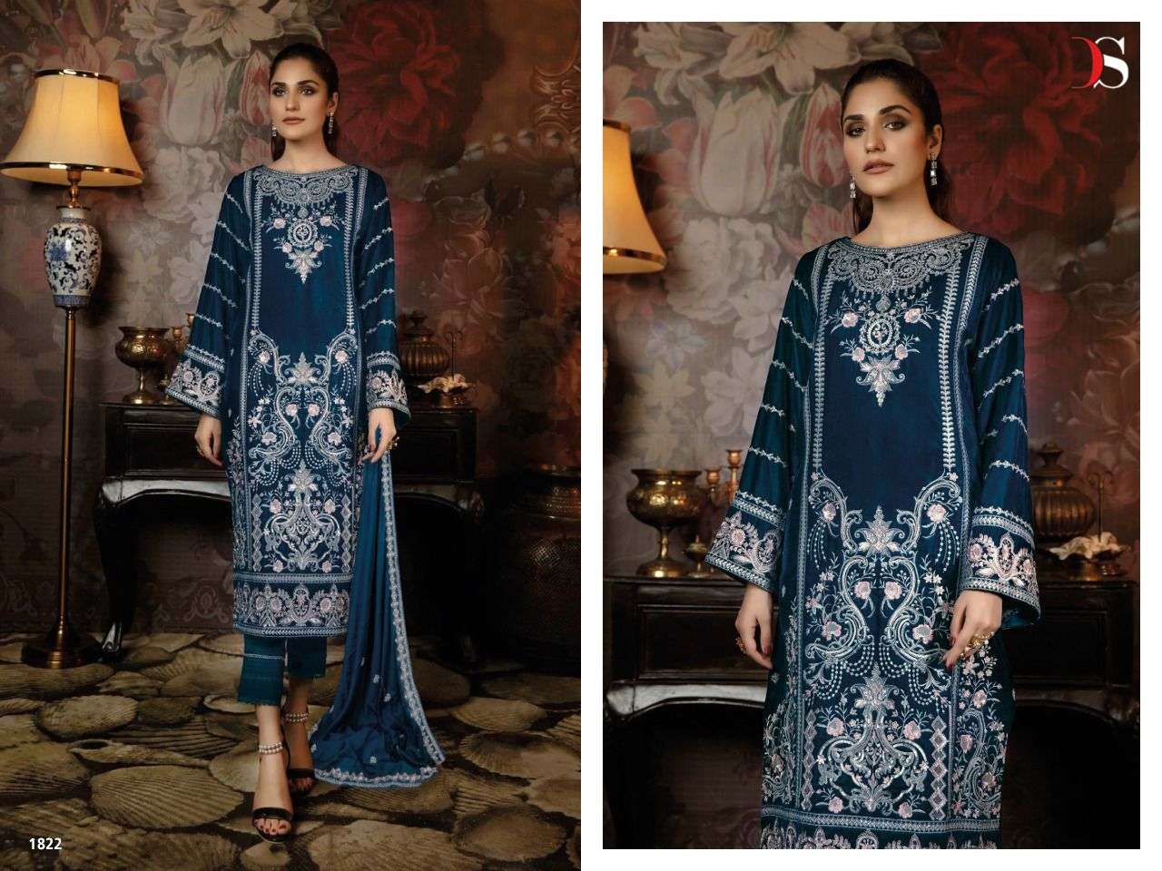 Deepsy Adan Libas Velvet 22 Designer Velvet pakistani Suit designs