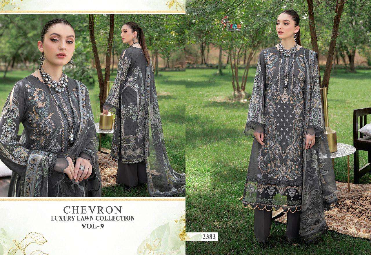 Shree Fabs Chevron Luxury Lawn Collection Vol 9 Fancy pakistani Suit ...