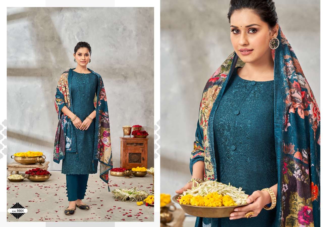Senorita Zahe Naseeb Exclusive Party Wear Winter Suit Collection