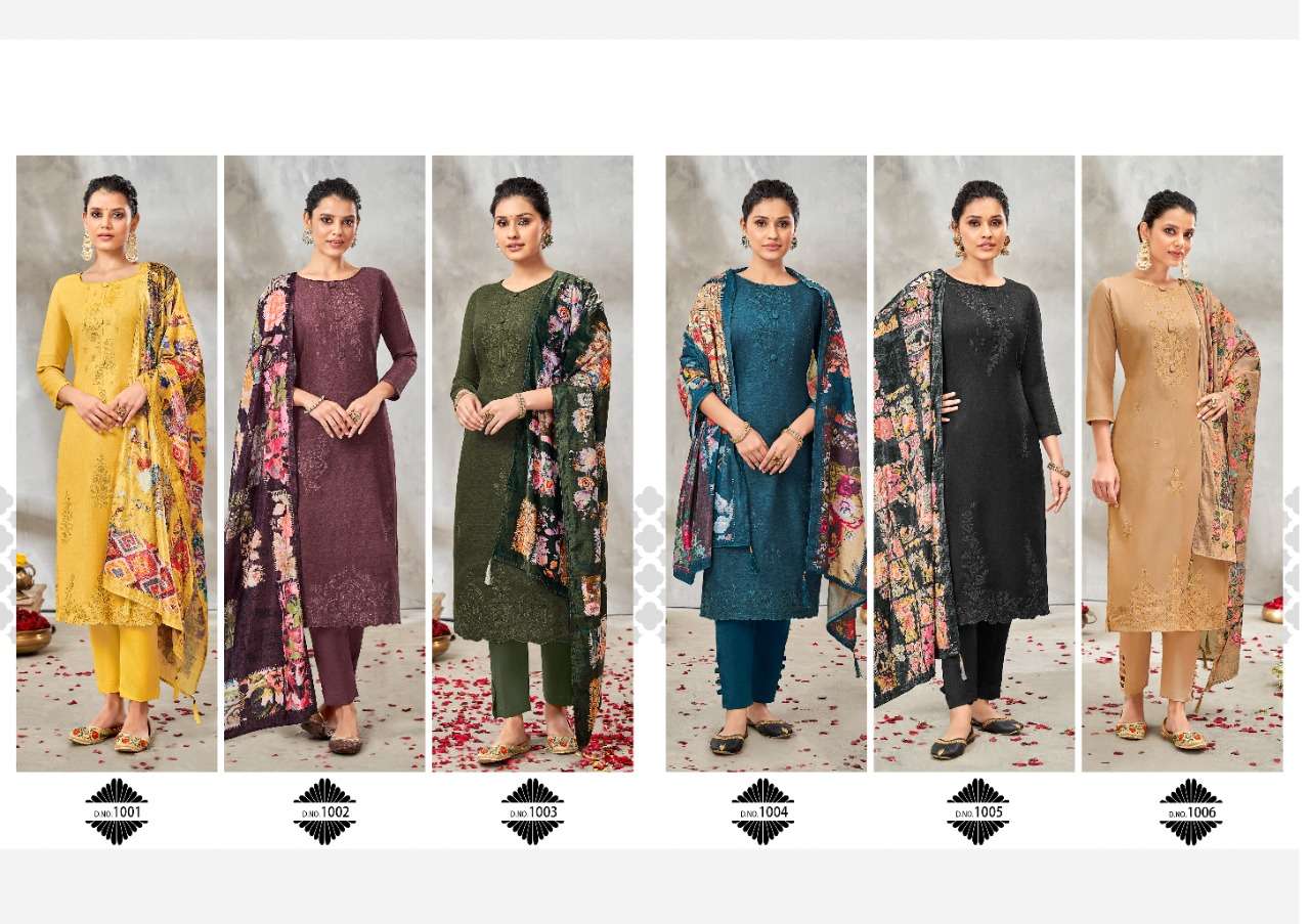 Senorita Zahe Naseeb Exclusive Party Wear Winter Suit Collection