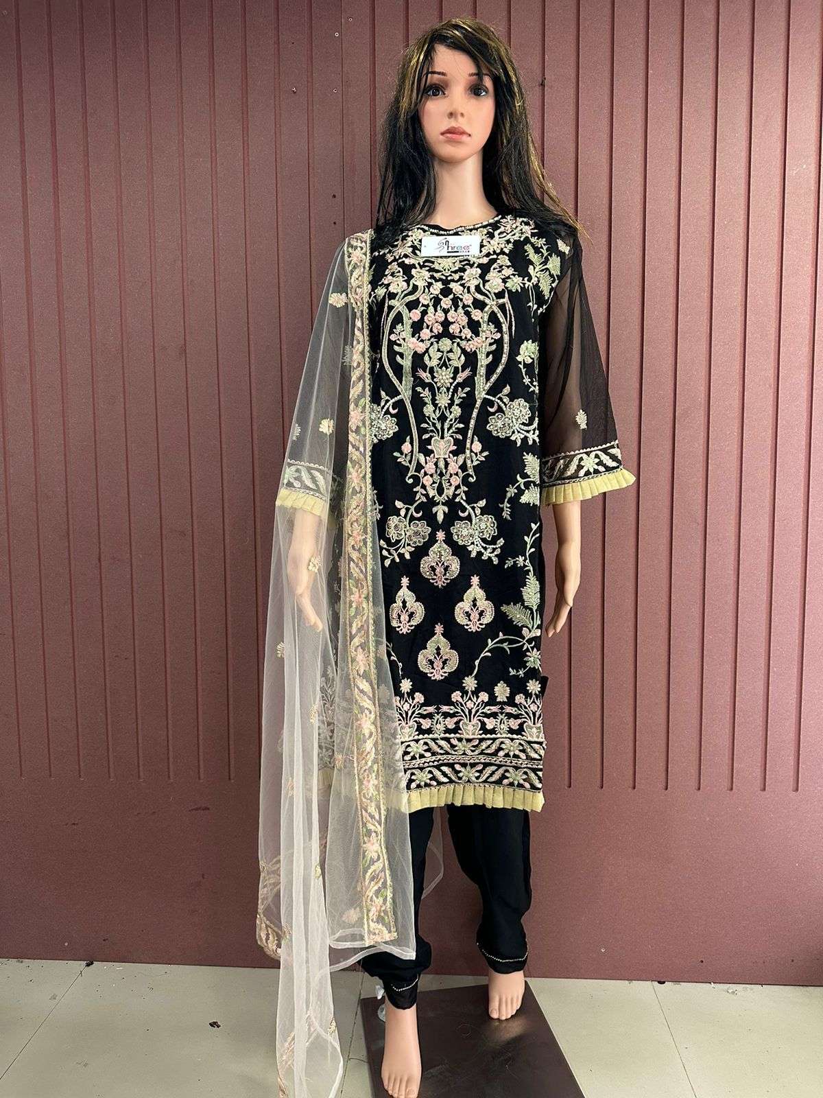 Shree Fabs R 1025 Readymade Organza Pakistani Suit Collection