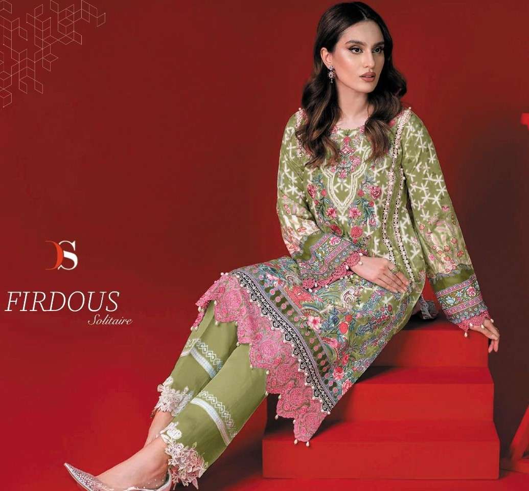 Deepsy Suit Firdous Solitaire Exclusive Cotton Pakistani Suit Catalog ...