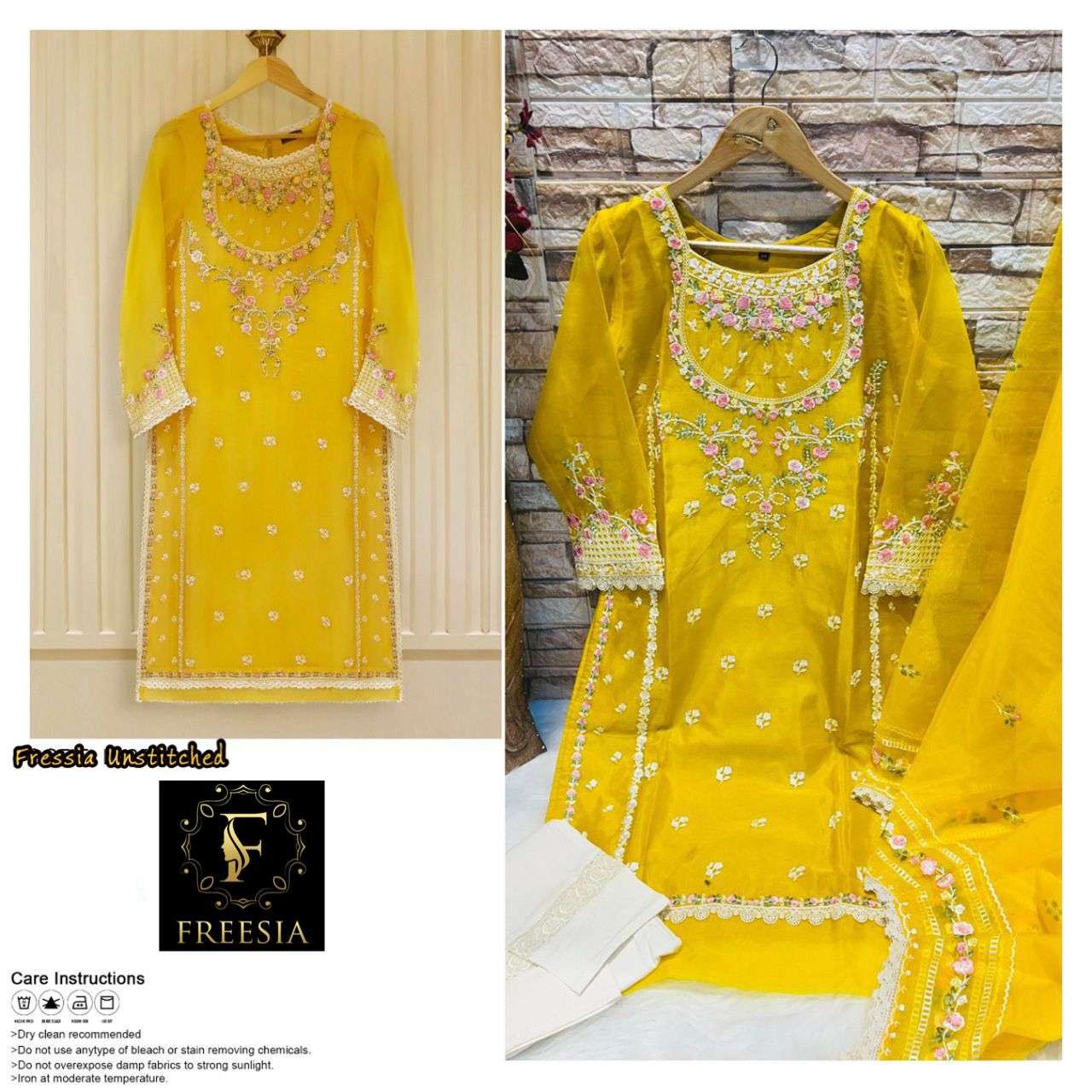 Ziaaz Haldi Function Special Unstitched Ladies Suit