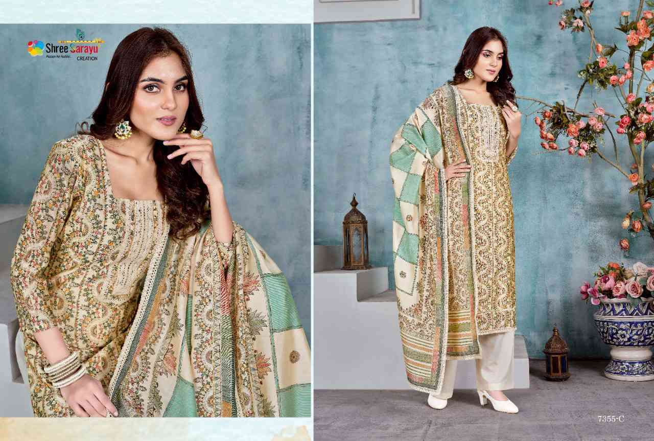 Shree Sarayu Madhubani Digital Print Silk Festive Collection Dress ...