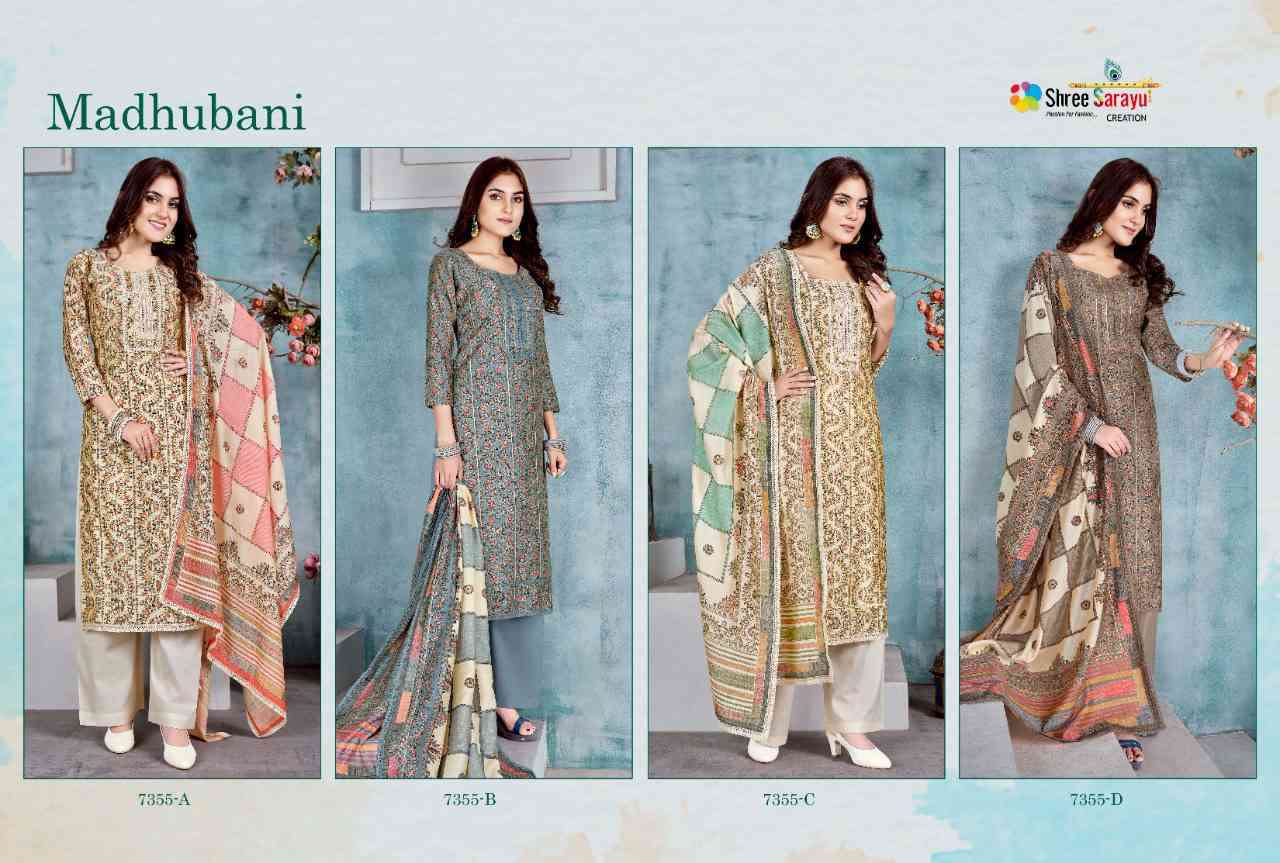 Shree Sarayu Madhubani Digital Print Silk Festive Collection Dress ...