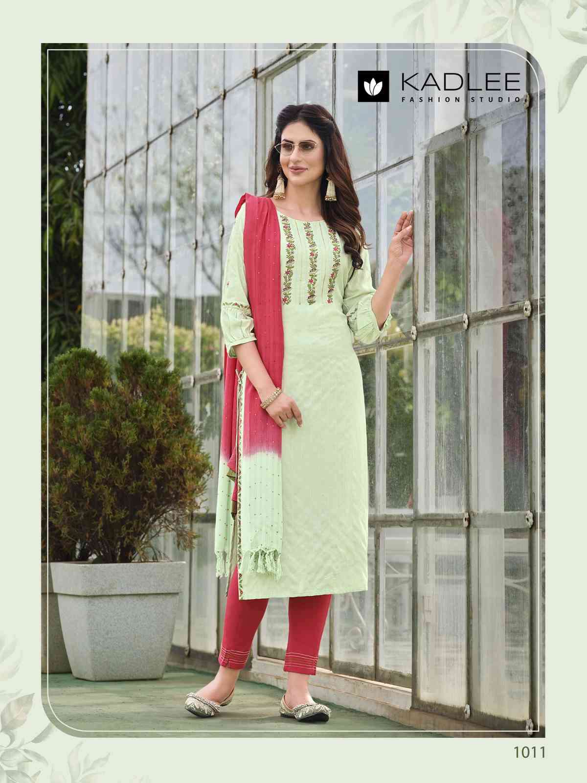 Kadlee Glamour Vol 2 Fancy Ethnic Wear Kurti Pant Dupatta Catalog ...