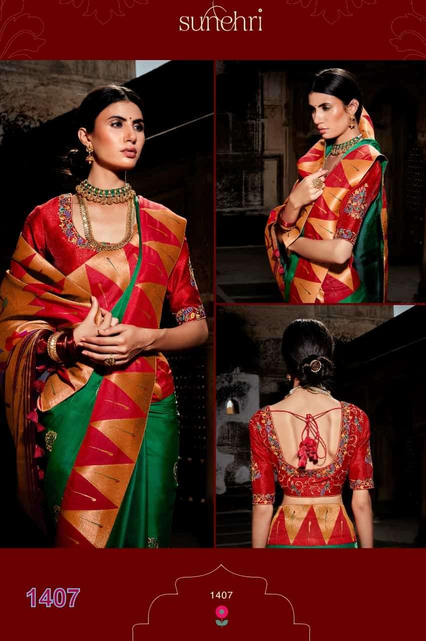 Kimora Sunehri Hits New Paithani Saree Catalog Collection