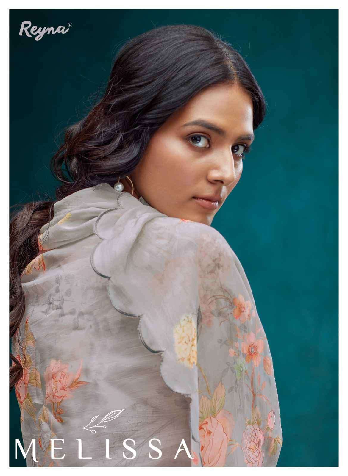 Reyna Melissa Traditional Designs Partywear Ladies Suit Catalog Exporter