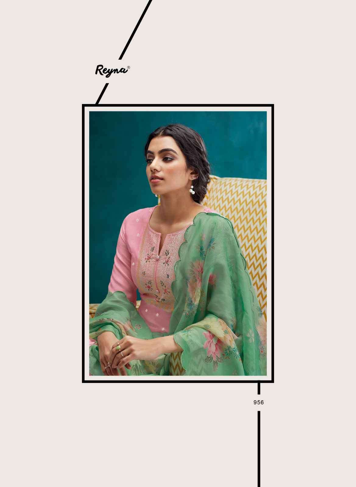 Reyna Melissa Traditional Designs Partywear Ladies Suit Catalog Exporter