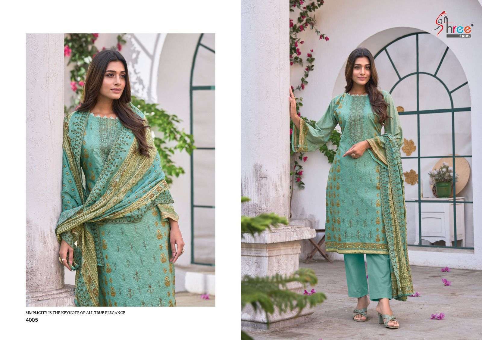 Shree Fabs Bin Saeed Lawn Collection Vol 4 pakistani Suit Patterns
