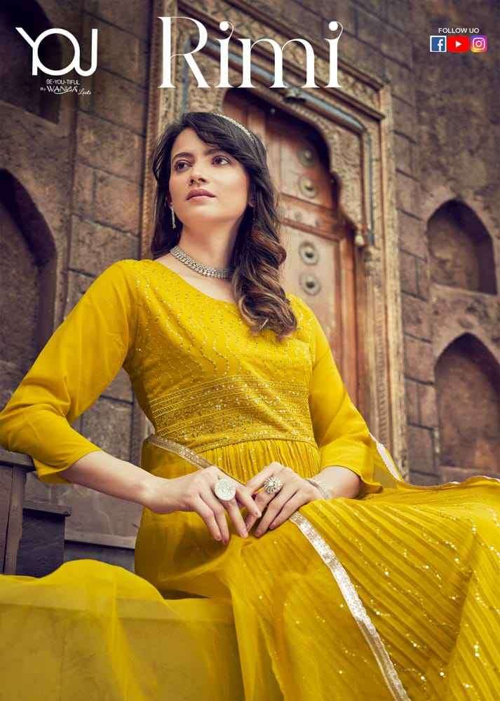 Wanna Rimi Stylish Nayra Cut Festive Collection Dress Catalog Exporter
