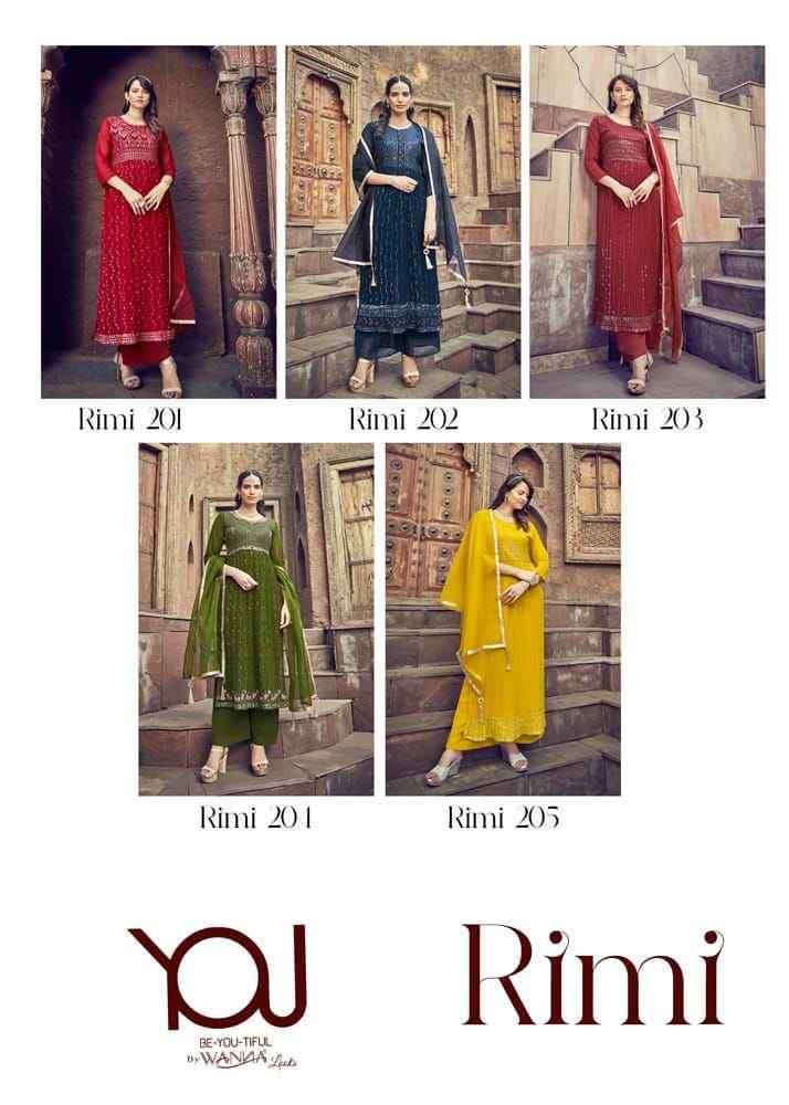 Wanna Rimi Stylish Nayra Cut Festive Collection Dress Catalog Exporter