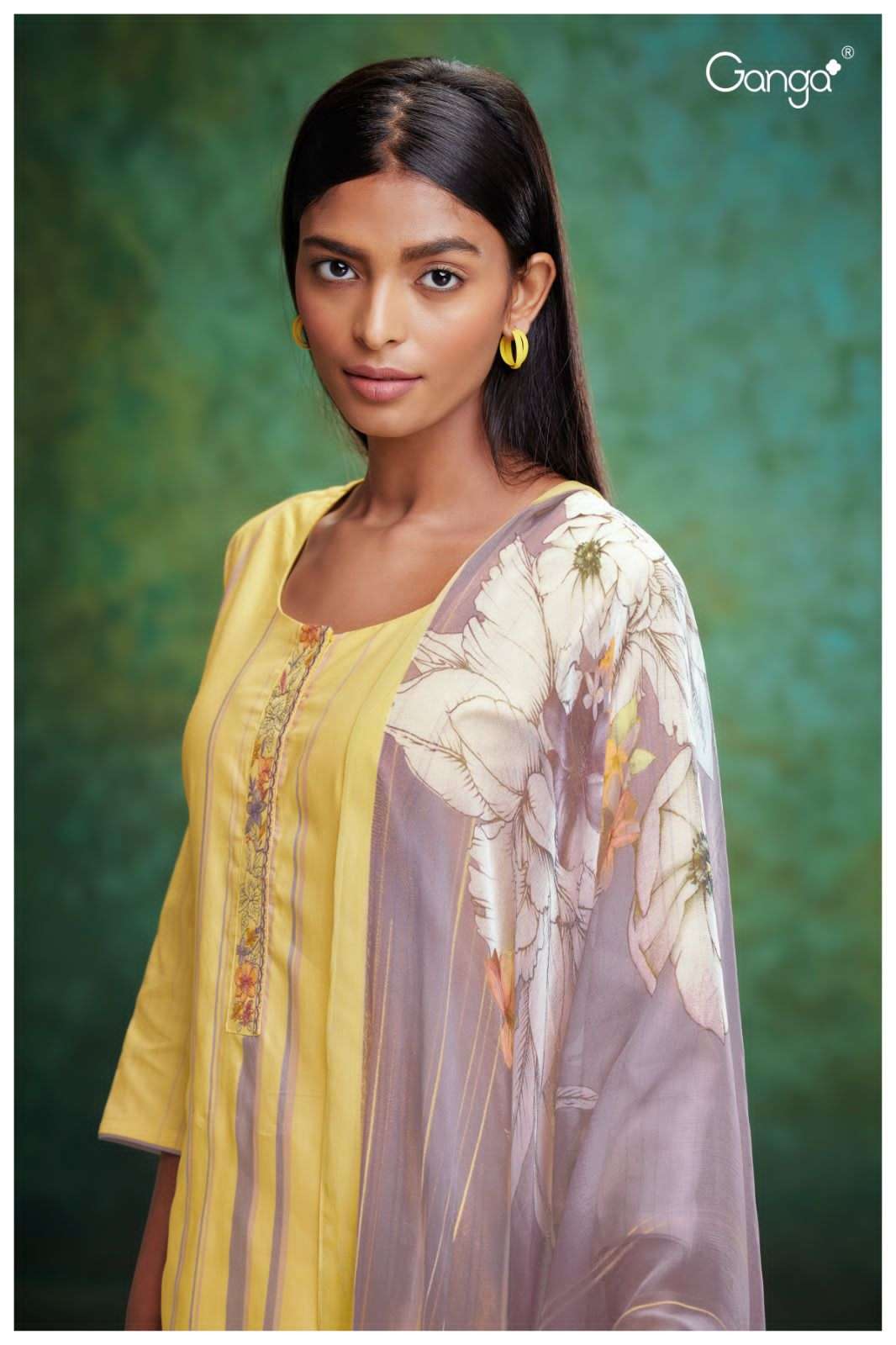 Ganga Basima 1746 Exclusive Print Premium Cotton Suit Catalog Exporter