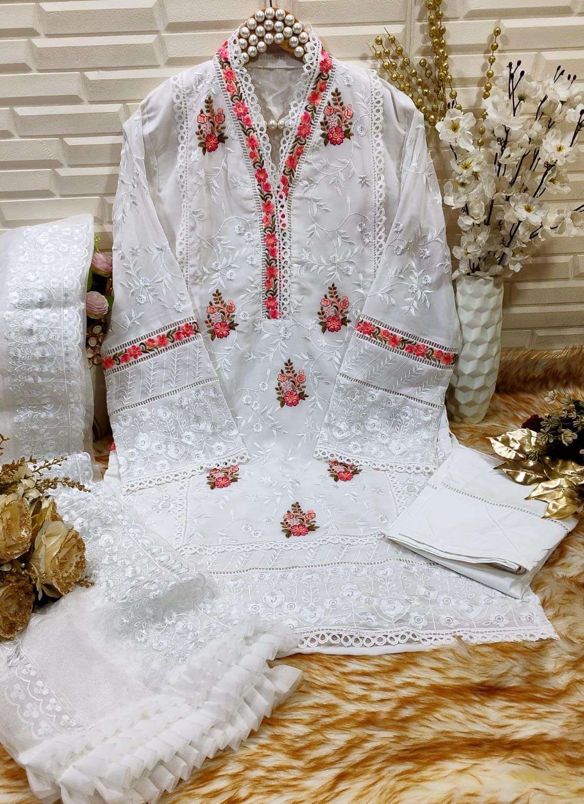 Nishbat Studio Ns 39 Heavy Embroidered Pakistani Readymade Collection