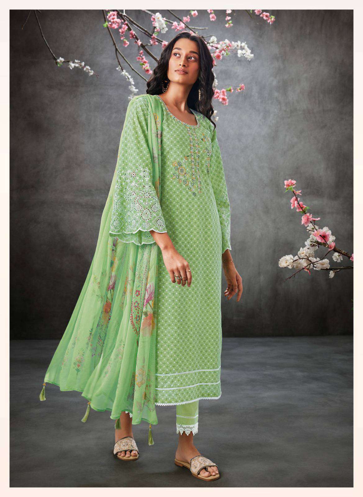 Reyna Endlees Summer 23 Fancy Designs Pure Cotton Traditional Dress ...