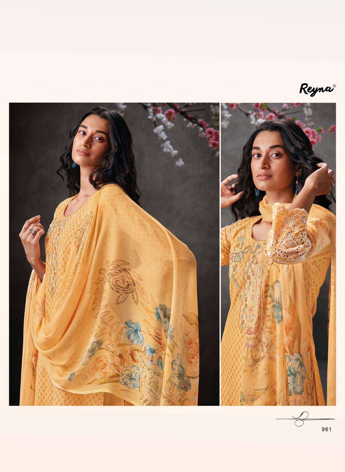 Reyna Endlees Summer 23 Fancy Designs Pure Cotton Traditional Dress ...