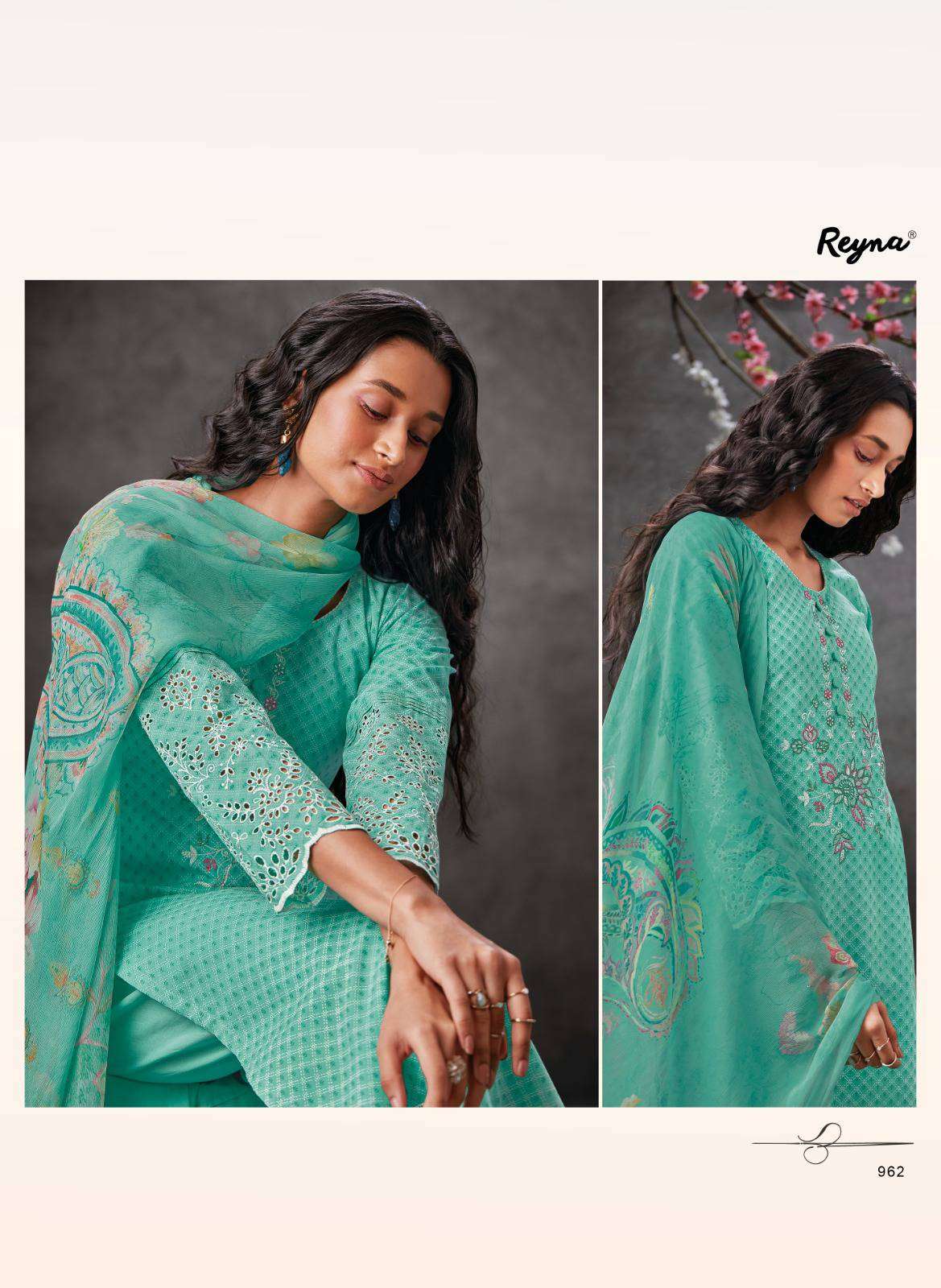 Reyna Endlees Summer 23 Fancy Designs Pure Cotton Traditional Dress ...