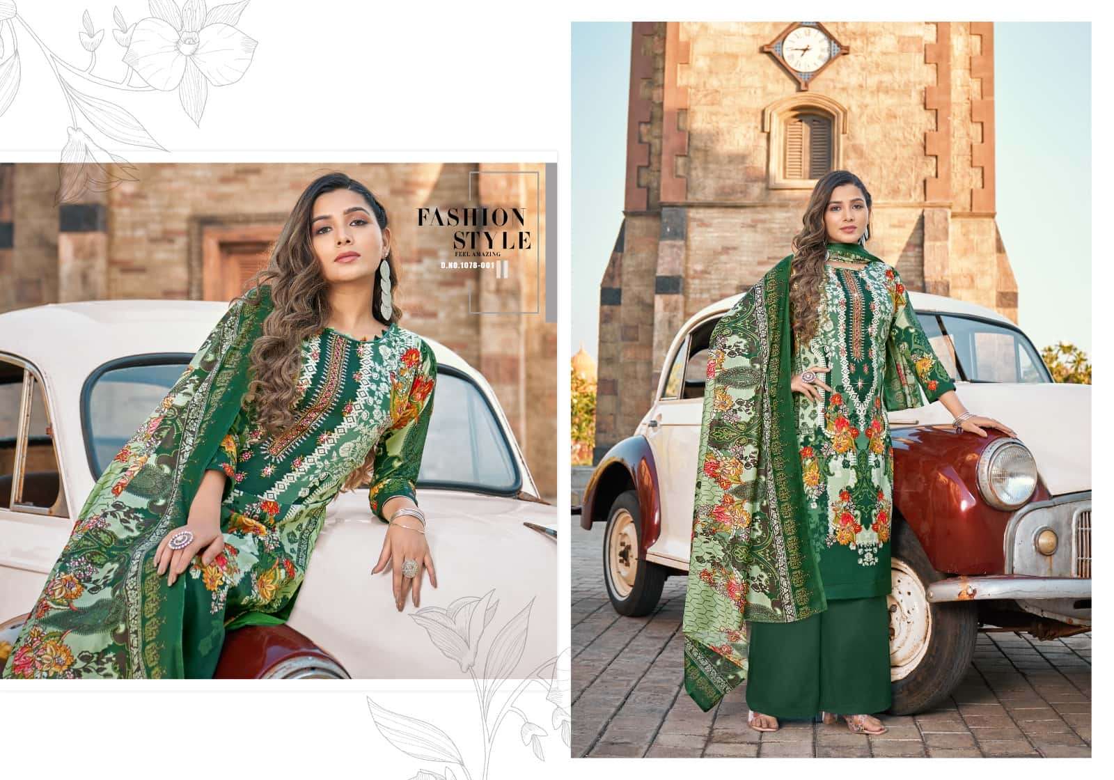 Romani Mareena Vol 14 Printed Pakistani Dress material catalog Supplier
