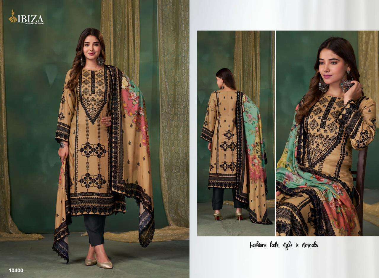 Ibiza Riyasat Vol 2 Pakistani Style Pure Muslin Festive Collection Suit Exporter