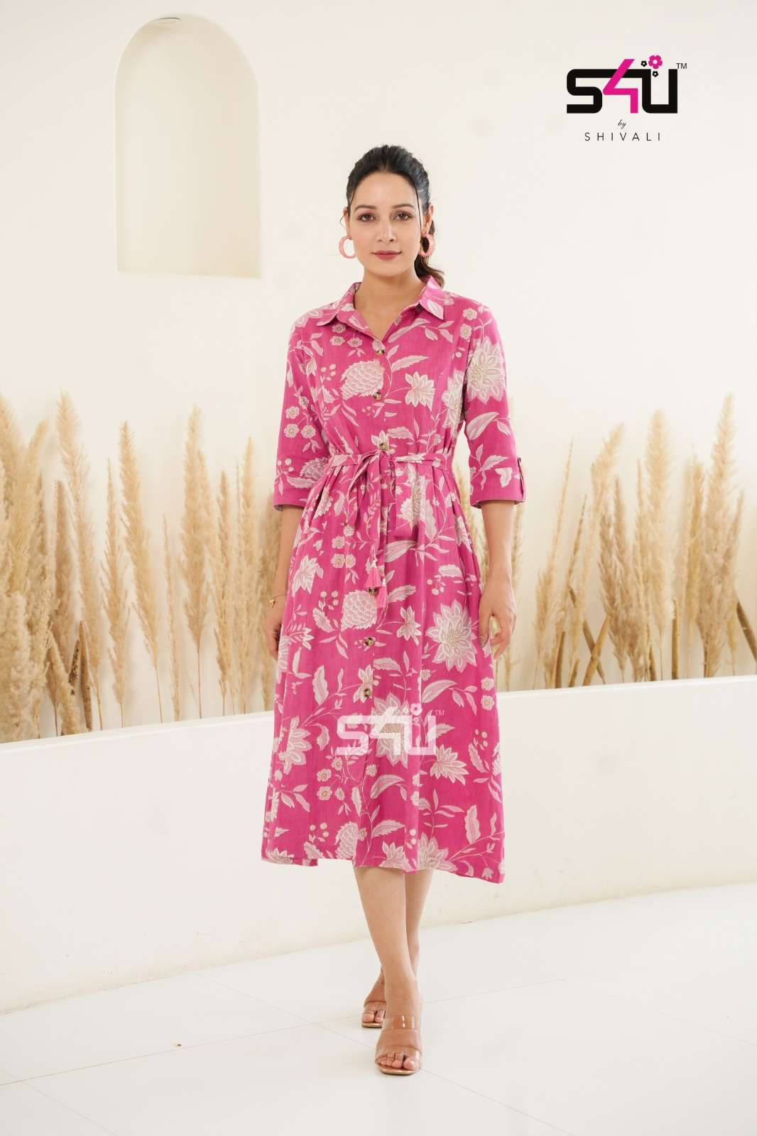 S4U Knot It Up Vol 3 Latest Shirt Style Kurti Branded Western Outfit ...