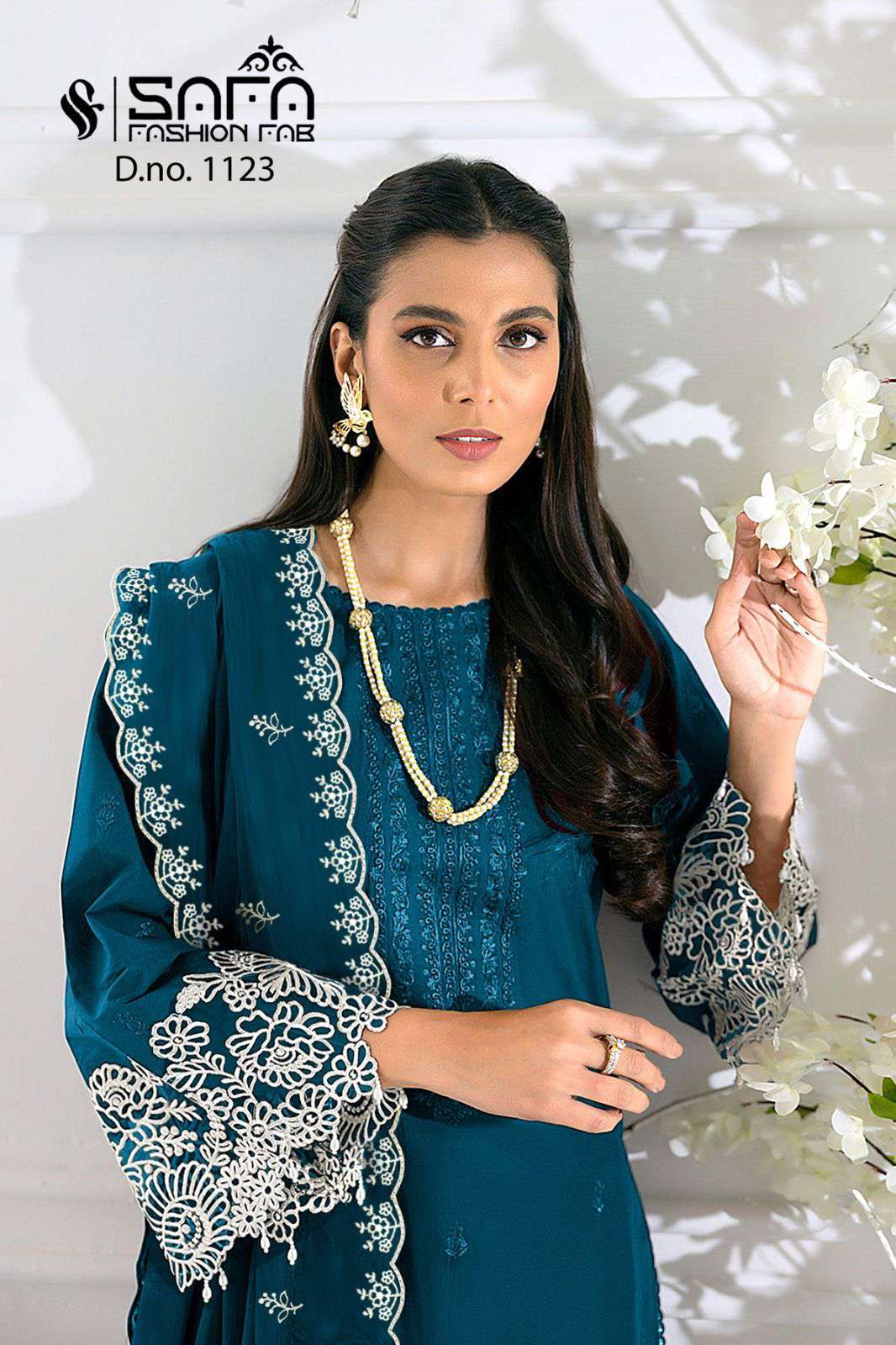 Safa Fashion Fab 1123 Designer Pakistani 3 Piece Suit New Arrivals