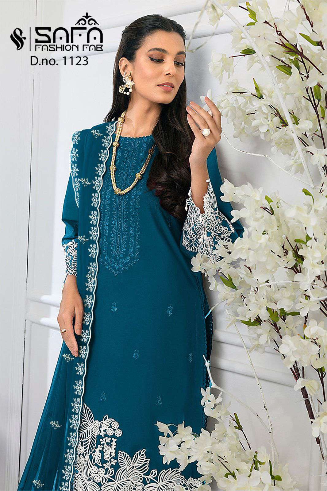 Safa Fashion Fab 1123 Designer Pakistani 3 Piece Suit New Arrivals
