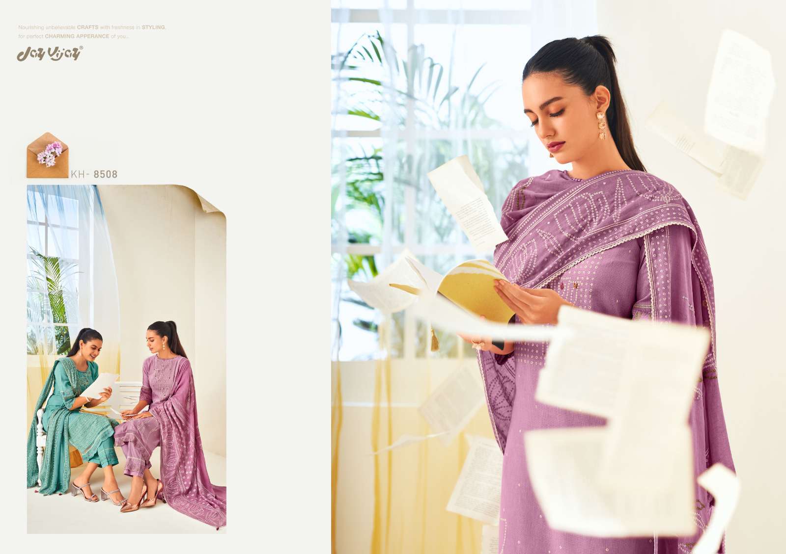 Jay Vijay Khat Vol 2 Fancy Block Print Latest Cotton Suit New Arrivals