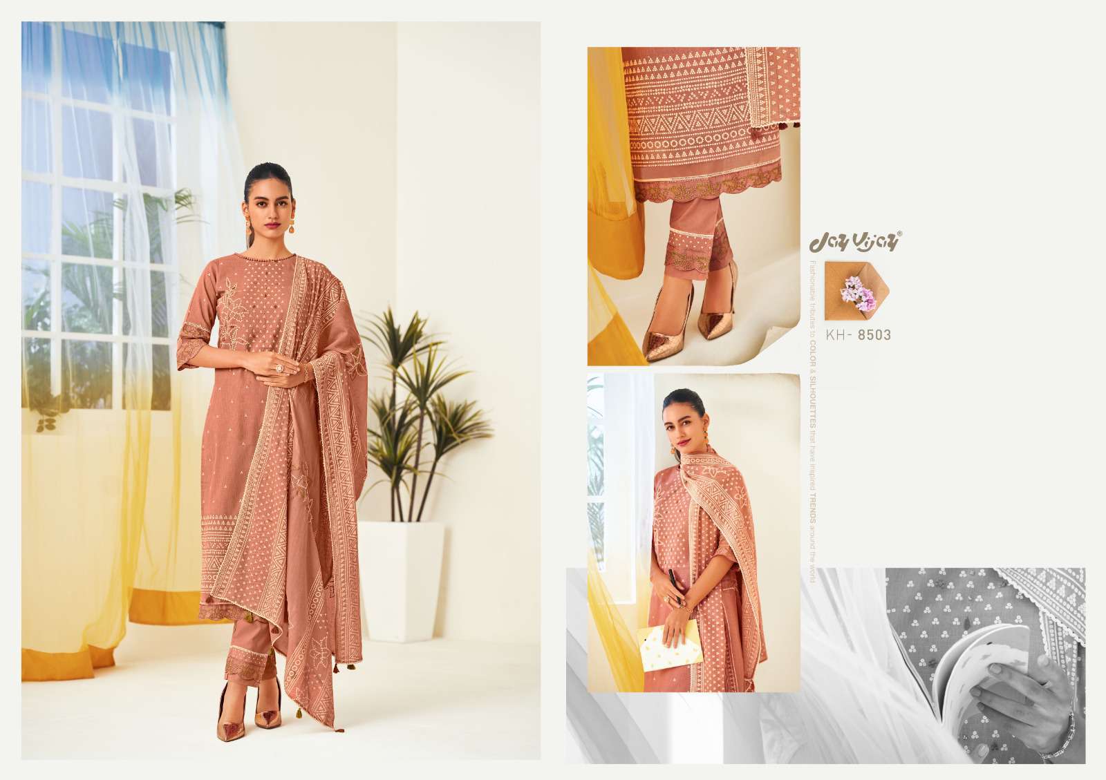 Jay Vijay Khat Vol 2 Fancy Block Print Latest Cotton Suit New Arrivals