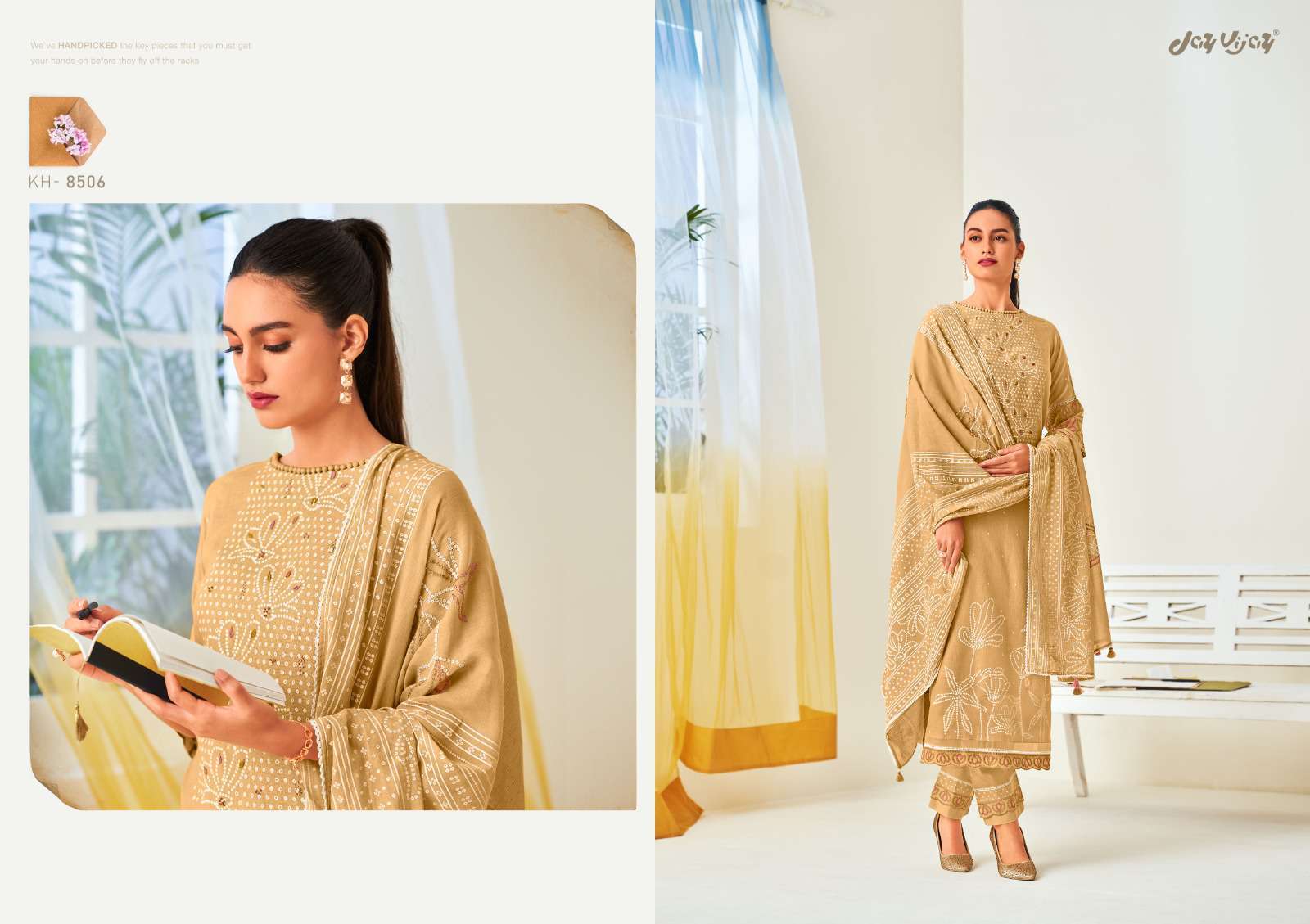 Jay Vijay Khat Vol 2 Fancy Block Print Latest Cotton Suit New Arrivals