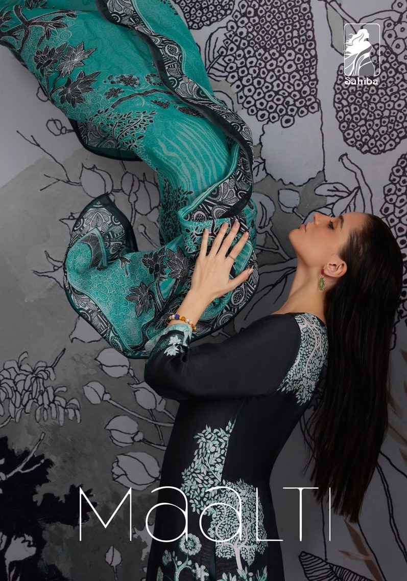 Sahiba Maalti Pure Muslin Traditional Wear Ladies Suit New Arrivals