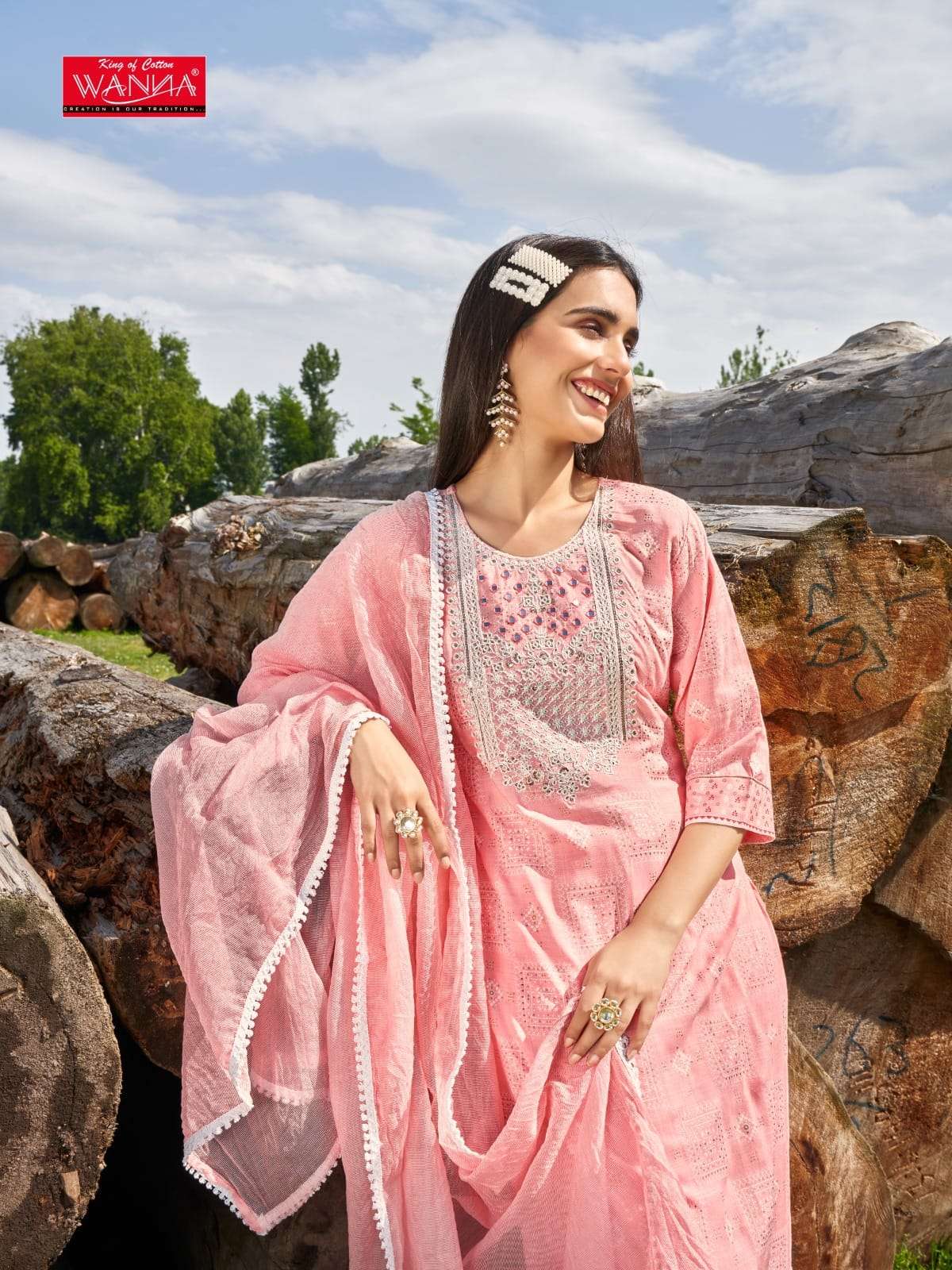 Wanna Amara Exclusive Fancy Readymade Rayon Suit Catalog Wholesaler