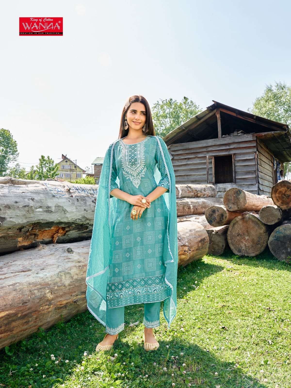 Wanna Amara Exclusive Fancy Readymade Rayon Suit Catalog Wholesaler