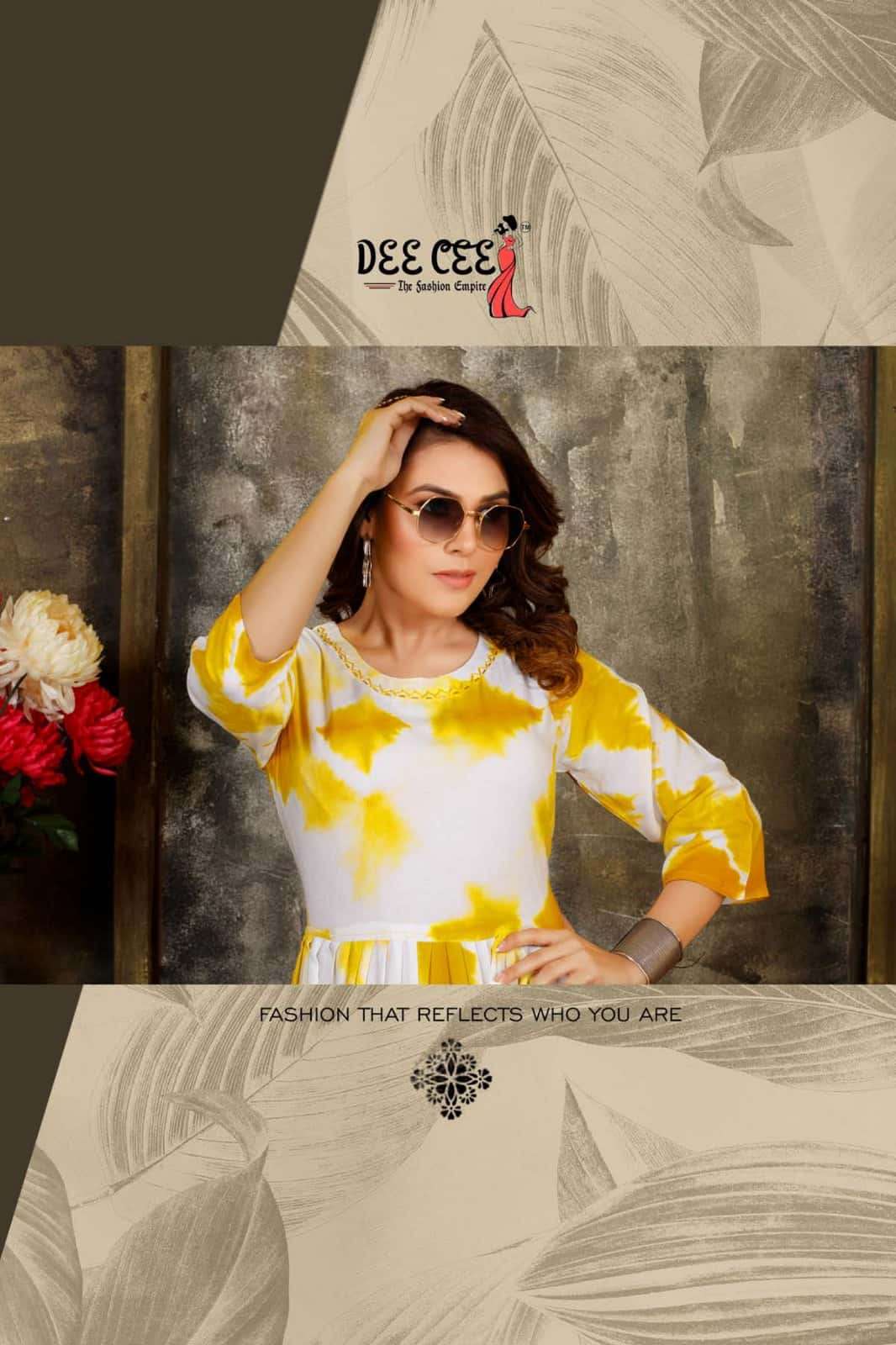 Dee cee Vira Short Rayon Tunics Catalog Wholesaler
